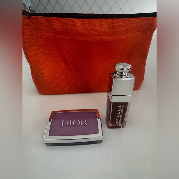 Dior | Makeup | Dior Makeup Set With Pouch | Poshmark